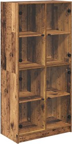 Vysoký bufet Staré dřevo 68 x 37 x 142 cm Kompozitní dřevo 3402629