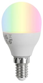 Chytrá stmívatelná LED žárovka E14 G45 opál 4,9 W 470 lm 2700-6500 K