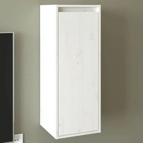 Petromila Nástěnná skříňka bílá 30 x 30 x 80 cm masivní borové dřevo