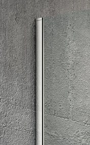 Gelco VARIO CHROME sprchová zástěna 80 x 200 cm jednodílná k instalaci ke stěně chrom sklo kouřové GX1380GX1010