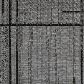 Vopi | Kusový koberec Level 20516 silver/black - 140 x 200 cm