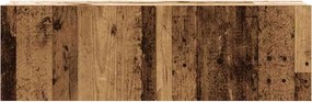 Nástěnné TV skříňky 4 ks starého dřeva 100x30x30 cm kompozit 3329007