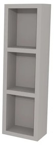 Mereo Aira, koupelnová skříňka 20 cm, horní, policová, Multidecor, Arktická šedá CN796SARS1