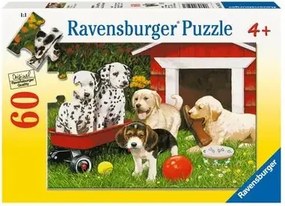 Ravensburger Šťastná štěňátka / 60 dílků / od 4 let