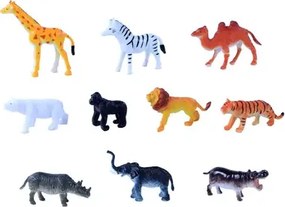 RAPPA Figurky divoká zvířata v sáčku / 10 ks / cca 6,5 cm