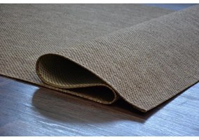 Kusový koberec Flat hnědý 140x200cm