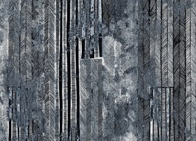Fototapeta na míru Modré Pneumatiky | Vliesová fototapeta na zed' | DFT5P352055