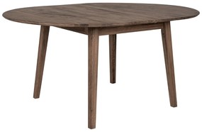 Rozkládací jídelní stůl METZ tmavý dub 118cm 2201810