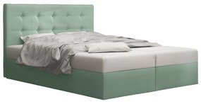 Manželská postel Boxspring 160 cm Duel 1 Comfort (mátová) (s matrací a úložným prostorem). 1055815