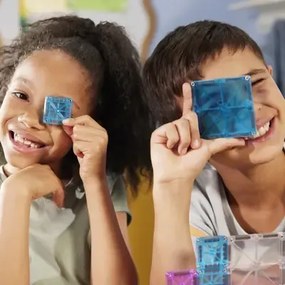 MAGNA-TILES® Magnetická stavebnice Cestovní sada Deluxe / 55 dílků