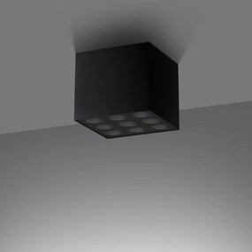 Sollux Lighting Stropní svítidlo OZZY černé LED