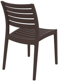 Zahradní židle Basart - plast | hnědá