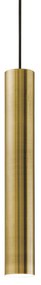 Ideal Lux Závěsné svítidlo LOOK SP1 D06 ø 6 cm Barva: Zlatá