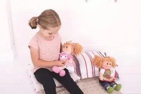 Bigjigs Toys Látková panenka Ruby 28 cm / od 0 let
