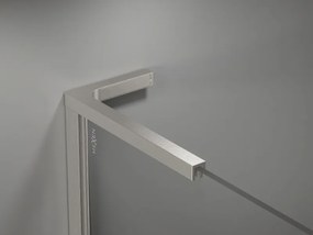 Mexen, Mexen Kioto-X L sprchová stěna 80 x 200 cm, průhledná 10 mm, broušený nikl - 800-080-107-97-00-X