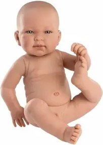 Llorens 73801 NEW BORN CHLAPEČEK - realistická panenka miminko s celov