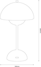 Stolní lampa Costa, 1x černé stínítko, b