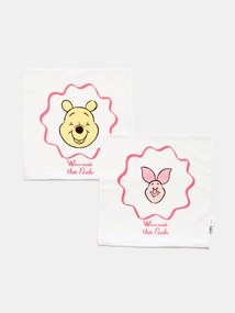 Sinsay - Sada povlaků na polštář Winnie the Pooh 2 pack - krémová