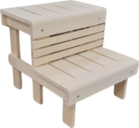 Saunaproject Lavice do sauny osika 580x700x640 mm