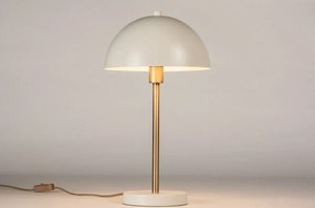 Stolní designová bílá lampa Montana White