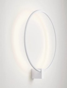 Matně bílé hliníkové LED stmívatelné nástěnné svítidlo Cercio – Nova Luce