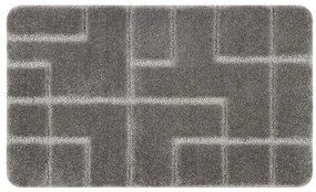 Koupelnový kobereček SUPREME LINES linie, šedý