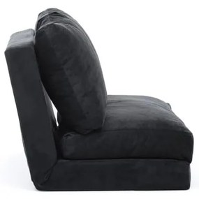 Černá rozkládací pohovka 120 cm Taida – Balcab Home
