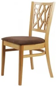 Bradop Židle čalouněná ROMANA buková Z143 P - PŘÍRODNÍ 537 - OLYMP-537