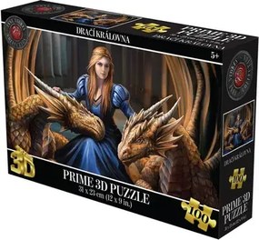 PRIME 3D Puzzle Dračí královna / 100 dílků / 3D efekt / 31 x 23 cm