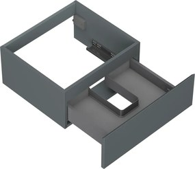 Mexen Orio, koupelnová skříňka 50 cm, 1 zásuvka, grafitová matná, 91A10-05023-1-BF66