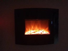 Electric fireplace -  LED elektrický krb 60 Black