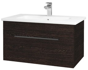 Dřevojas Koupelnová skříň ASTON SZZ 80 Varianta: D08 Wenge / Úchytka T06 / D08 Wenge