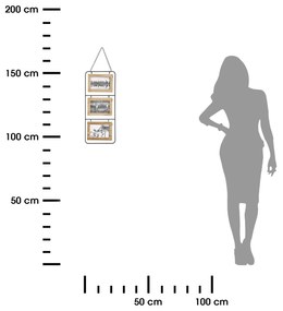 Závěsný fotorámeček Nomade 52x22 cm
