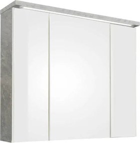 XXXLutz ZRCADLOVÁ SKŘÍŇKA, šedá, 80/69/20 cm Livetastic - Online Only koupelnové skříňky - 001279005803
