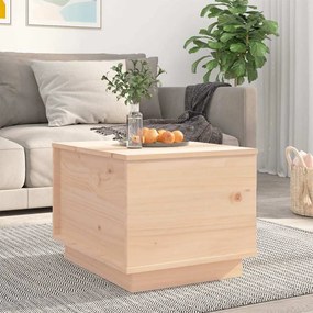 vidaXL Konferenční stolek 40 x 50 x 35 cm masivní borové dřevo [813410] Barva: Černá