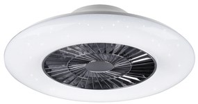 R62402106 TRIO RL Visby stropní LED svítidlo s ventilátorem 40W 4000lm 3000-6000K IP20 bílá s dálkovým ovládáním