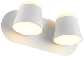 ACA Lighting LED nástěnné svítidlo LUCIDO 16W/230V/3000K/1280Lm/360°/IP20, Flicker free