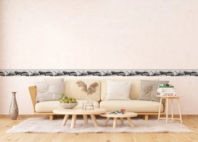 Samolepící bordura na zeď Kameny na Pláži | 5 m x 13.8 cm | DWB8215