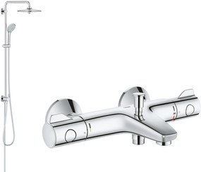 Set sprchová sada Grohe Euphoria 27421002, vanová baterie Grohe Grohtherm 800 34567000