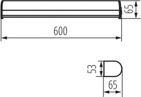 LED svítidlo Kanlux ROLSO LED IP44 15W-NW neutrální bílá 4000K 26700