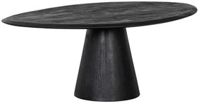 Hoorns Černý mangový konferenční stolek Poselt 120 x 80 cm
