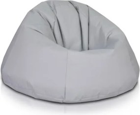 Sedací vak koule Maxi polyester TiaHome - světle šedá