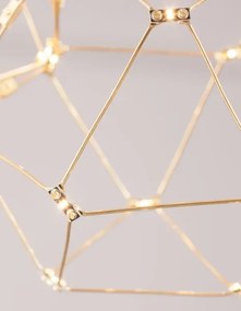 LED lustr Nebula 108 zlaté