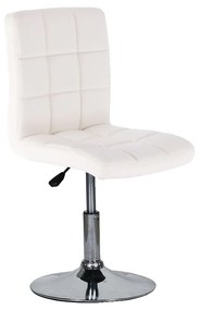 Židle na kulaté podstavě TOLEDO - bílá