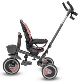 Dětská tříkolka Baby Mix 5v1 RELAX 365° růžová