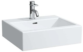 Laufen Living - Umyvadlo 50x46 cm, 3 otvory pro baterii, bílá H8174310001081