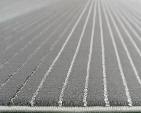 BE Koberec Allianz 6305 GREY - šedý obdélníkový Rozměr: 60x100 cm