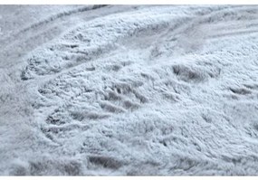 Kusový koberec pratelný LAPIN Shaggy, protiskluzový, šedá, slonová kost velikost 160x220 cm | krásné koberce cz