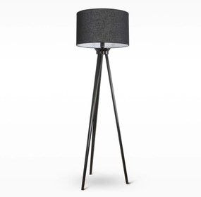 Light for home - Stojací lampa v černém provedení 9830 "Trion", 1x60W, E27, Černá