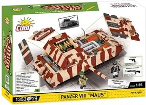 COBI 3138 II WW Panzer VIII MAUS, 1:35, 1353 k, 2 f
